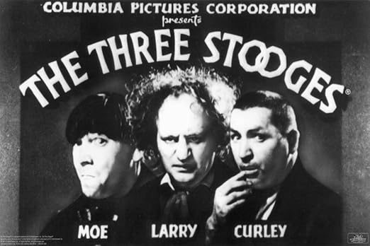 Amazon.com: artworkforless.com The Three Stooges Poster 36 x 24in ...