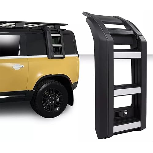 Side Roof Rack Side Access Ladder Compatible with Land Rover 2020-2025 ...