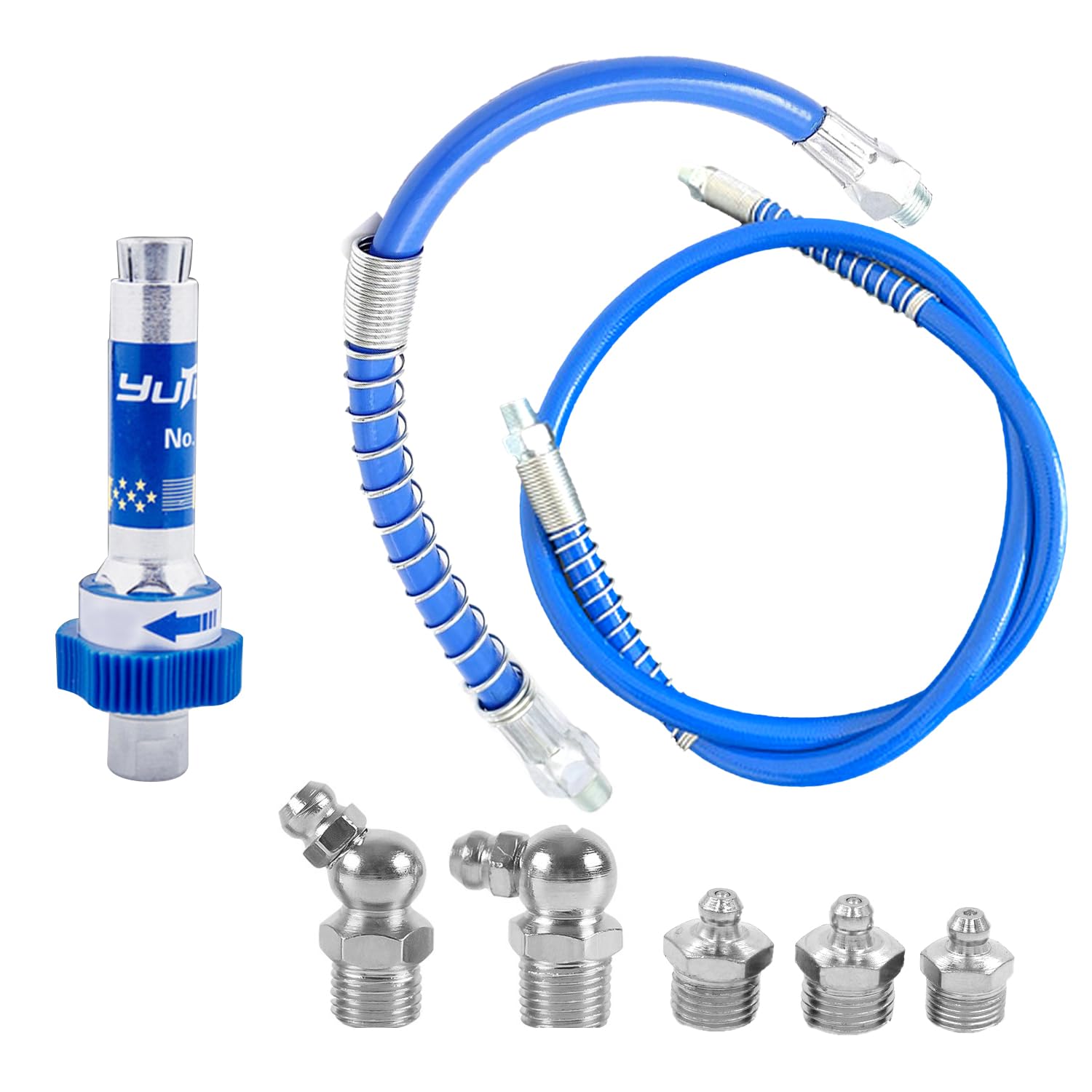 High Pressure Grease Coupler, Heavy-Duty Grease Gun Fittings Extensions ...