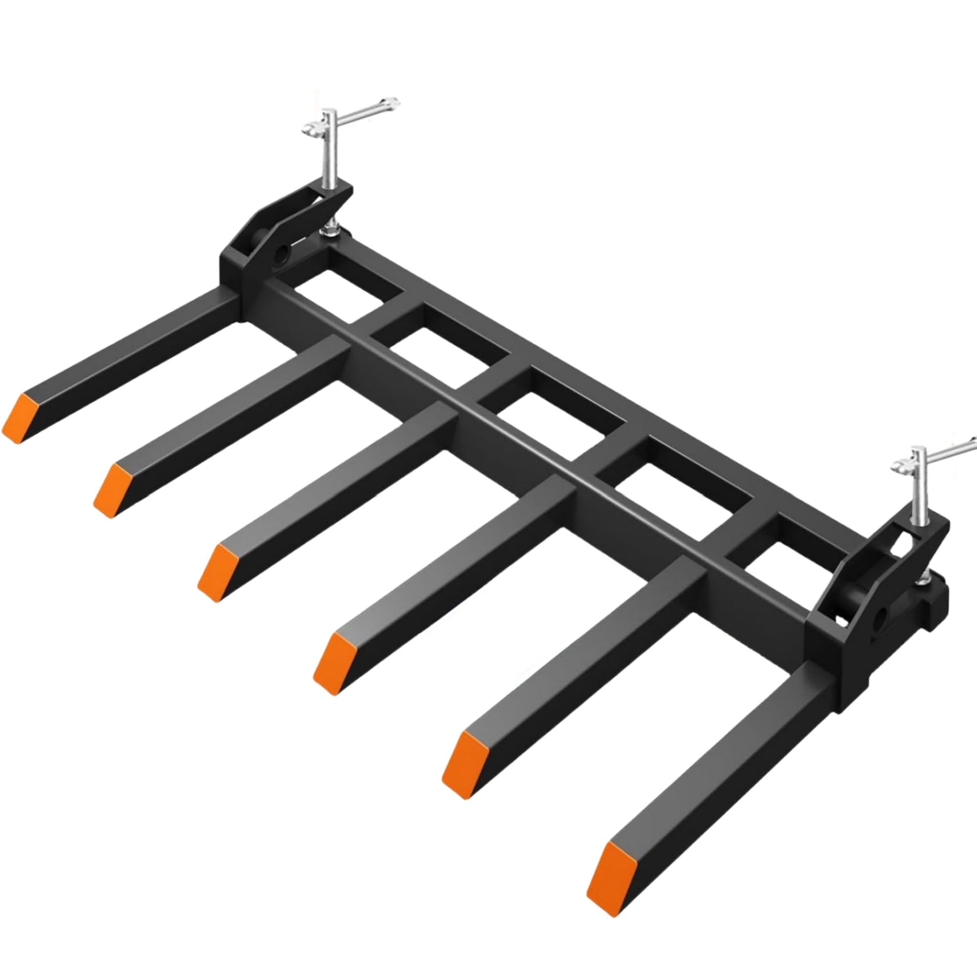 COZONY Clamp on Debris Forks, 6 Prong 4000 lbs Load Capacity Pallet ...