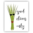 Amazon.com: Good Chives Only, Food Pun Poster, 11 x 14 : Handmade Products