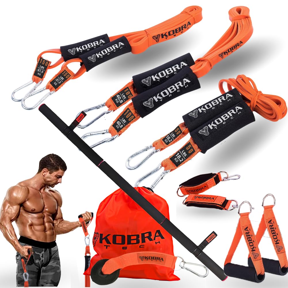 Mua The Ultimate Resistance Bands Set| Durable Exercise Bands with Bar ...