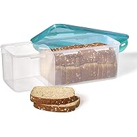 Starfrit LocknLock Plastic Bread Container - Removable Divider - 169oz ...