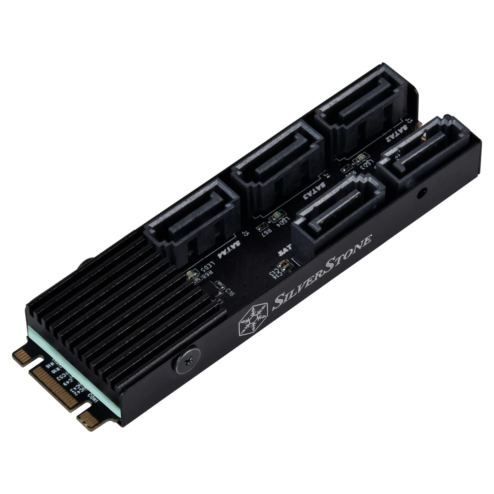 Mua SilverStone Technology SST-ECS07-5-Port-SATA-Gen3-6Gb/s-Non-RAID-M.2-PCIe Memory Expansion ...