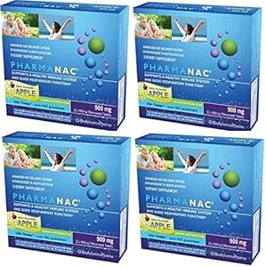 Amazon.com: PharmaNac 900mg (FIVE BOXES of 32 Effervescent Tabs) N.A.C ...