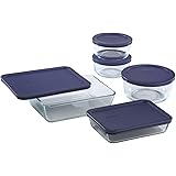 Amazon.com: Pyrex Simply Store 10-Piece Glass Food Storage Set with ...