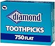 Amazon.com: Diamond Flat Toothpicks 750ct, 3 Pack: Health & Personal Care