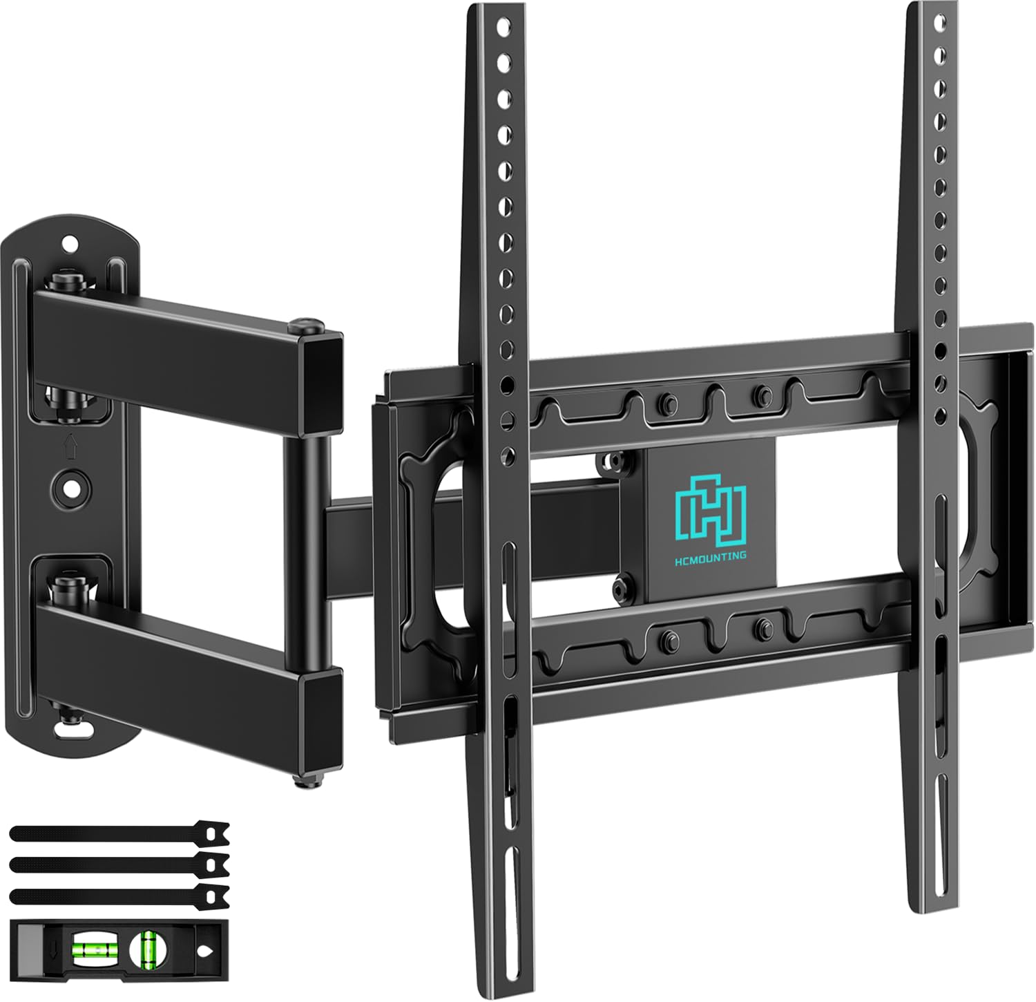 HCMOUNTING Full MotionTV Wall Mount for 26-60 inch Flat/Curved TVs up ...