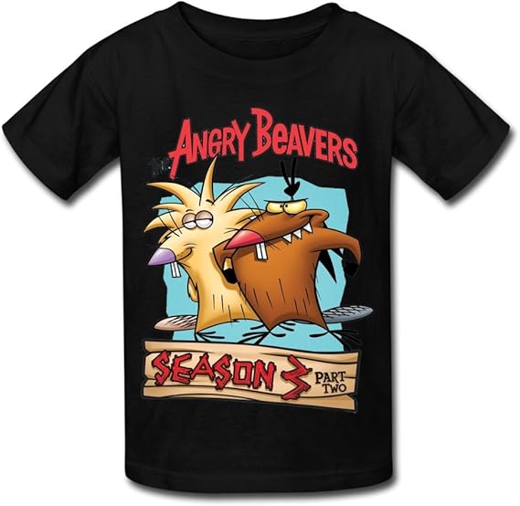 SANYOU Kid's Vintage The Angry Beavers T-shirts Size L: Amazon.ca ...