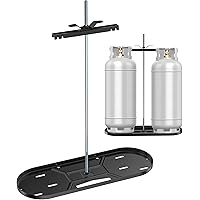 Amazon.com: Skyflame Steel RV Dual Propane Tank Mounting Rack for 40 ...