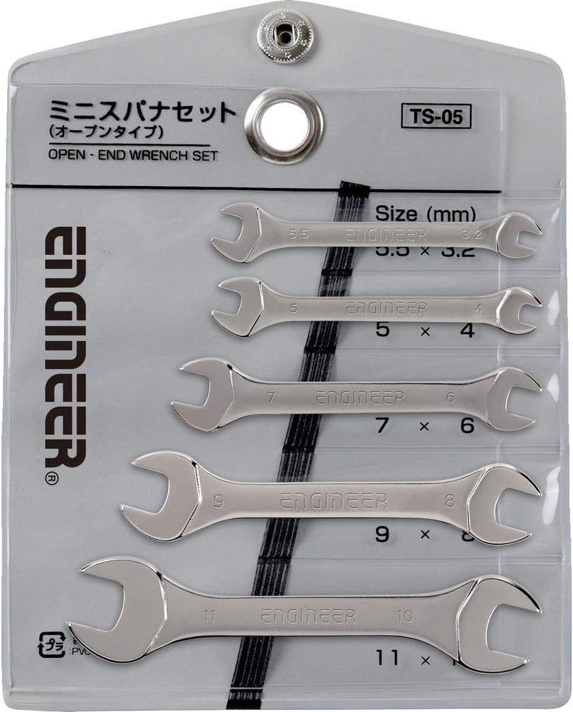 ENGINEER TS-05 5pc Mini Spanner Set (Metric) – BigaMart