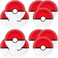 Amazon.com: OULUN 30Pcs Pokeball Birthday Party Plates,7inch Video ...