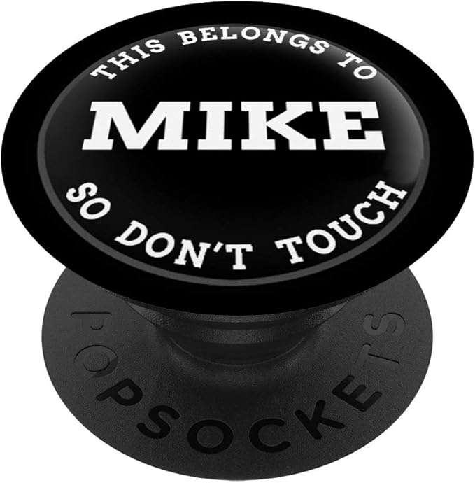 Amazon.com: Mike Name Gifts This Belongs To Michael Custom Name Tag ...