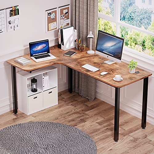 DESIGNA Gaming Desk 60",L-Shaped Computer Corner Desk with Large Mouse ...