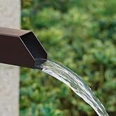 Amazon.com : PONDO 2" Square Water Fountain Spout Scupper, 316 ...