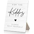 Amazon.com: RUNMESS For The Kiddos Wooden Stand 5x7 Inch,Kids Wedding ...