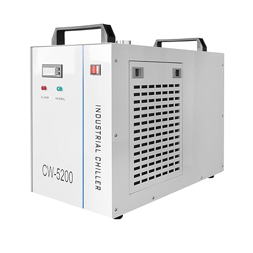 Industrial Chiller, 110V CW-5200 Industrial Water Chiller, 9L Capacity ...