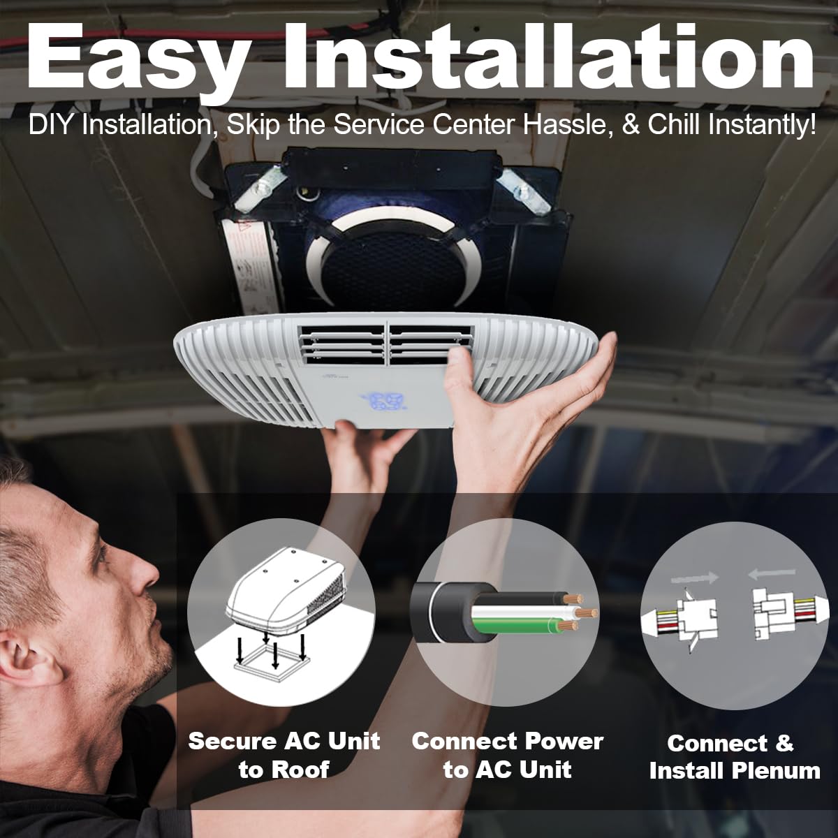 Mua RecPro RV Air Conditioner 15K Ducted or Non-Ducted | Quiet AC | 110 ...