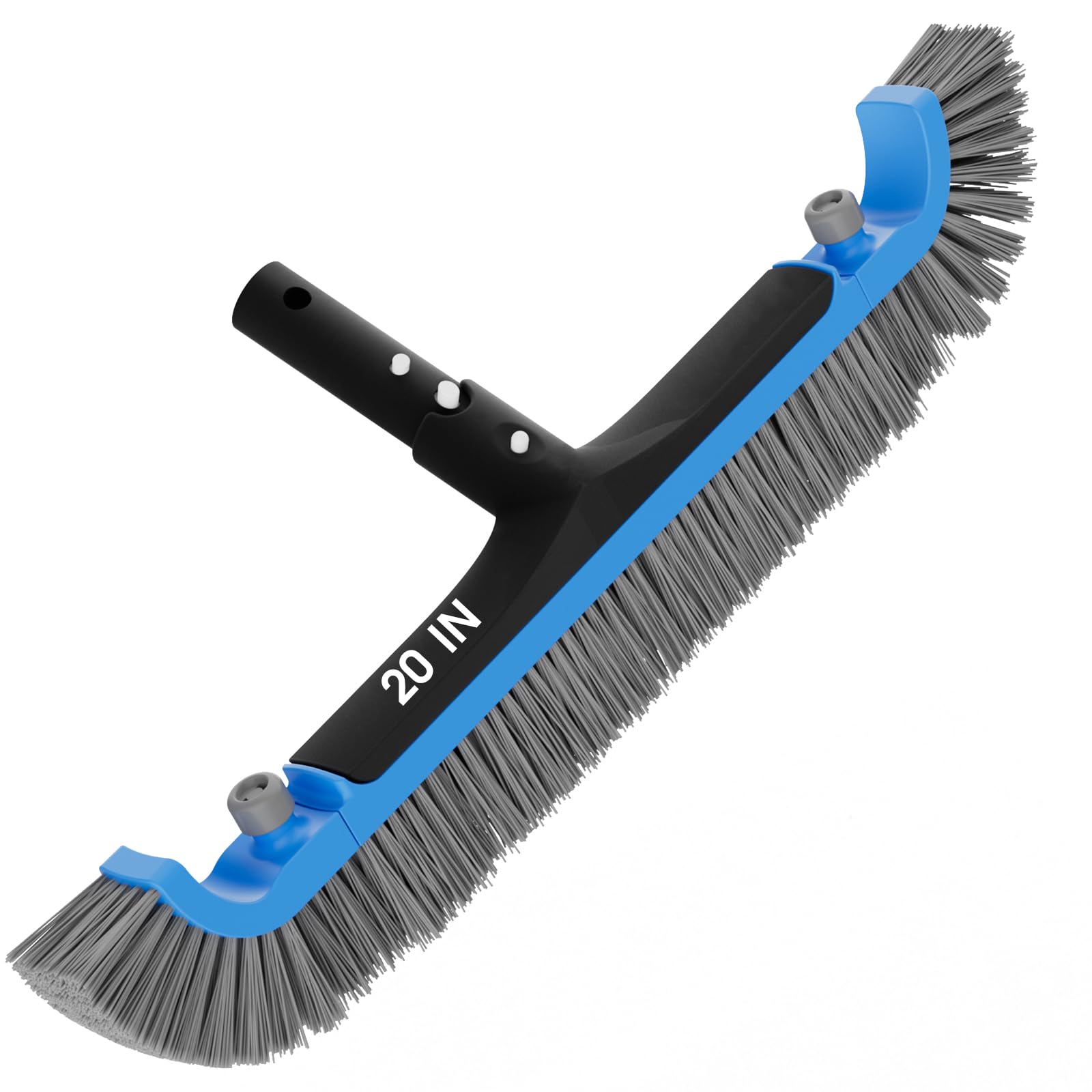Pool Brush 20’’ Heavy Duty Detachable Corner Brush Head for Above ...