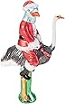 Amazon.com: Accoutrements Santa Pigeon Tree Topper Standard: Home & Kitchen