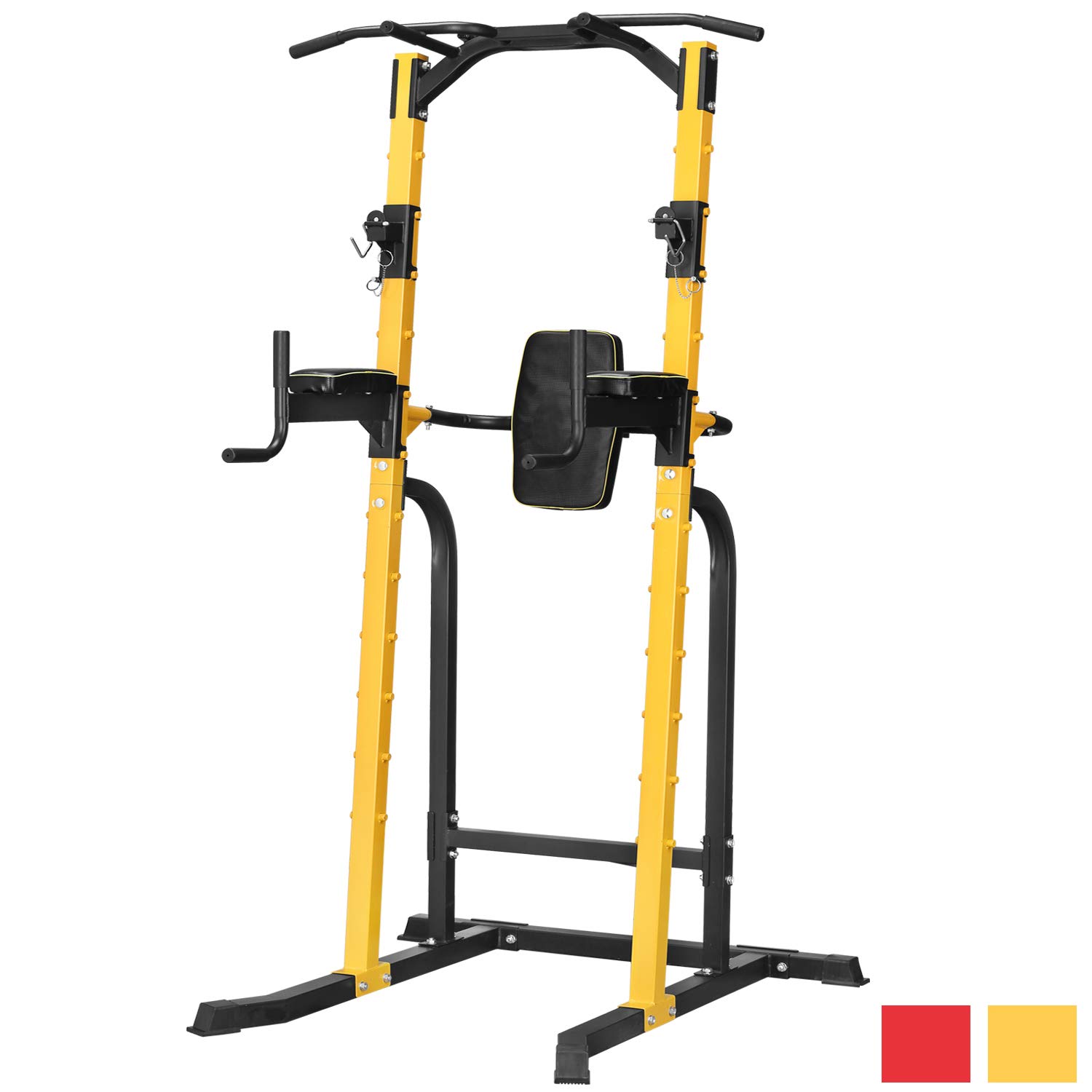 Buy HI-MAT Heavy Duty Power Tower Pull Up, Power Rack Squat Stand, Dip ...