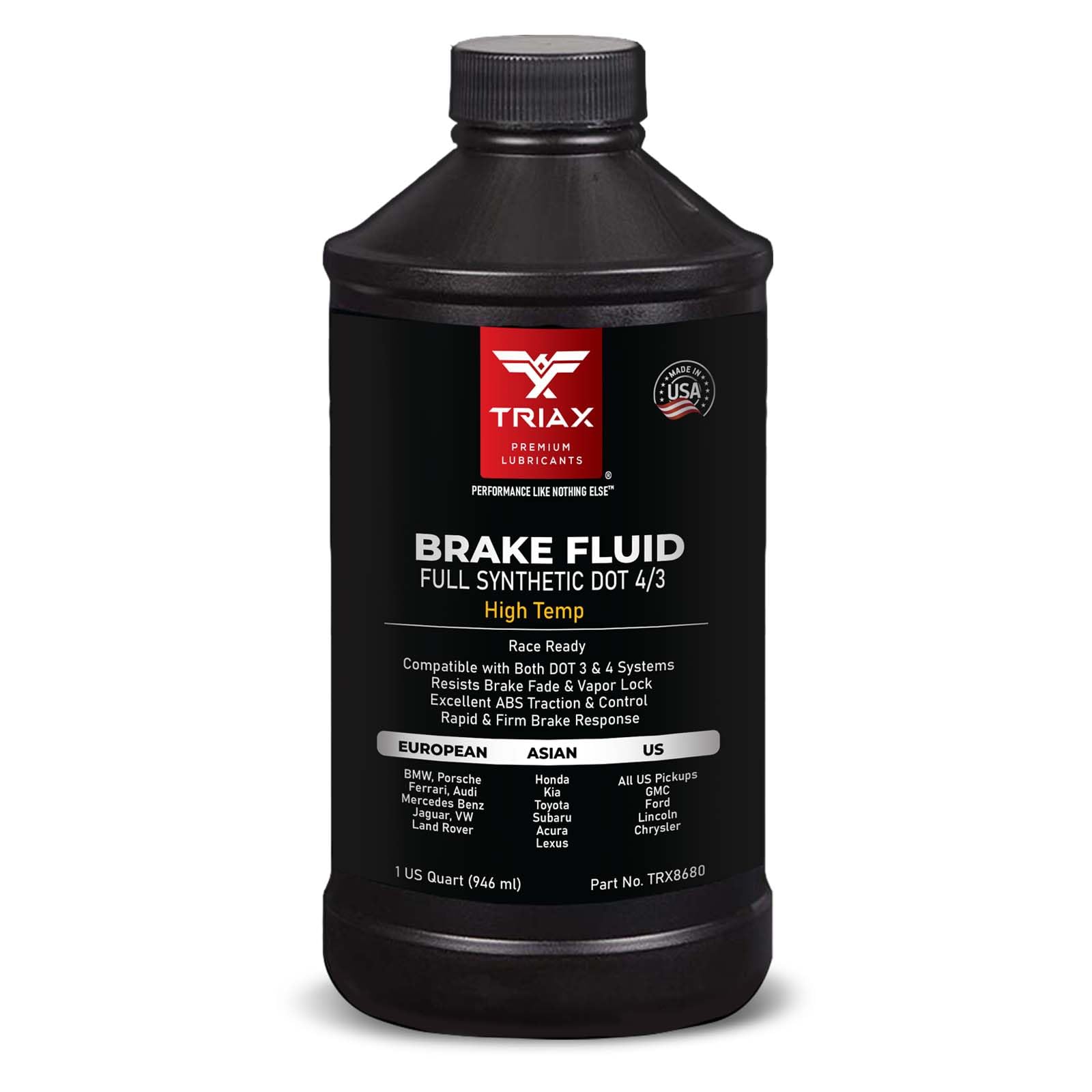 Mua Brake Fluid DOT 3&4 - Full Synthetic, High Temp, Heavy Duty, All ...