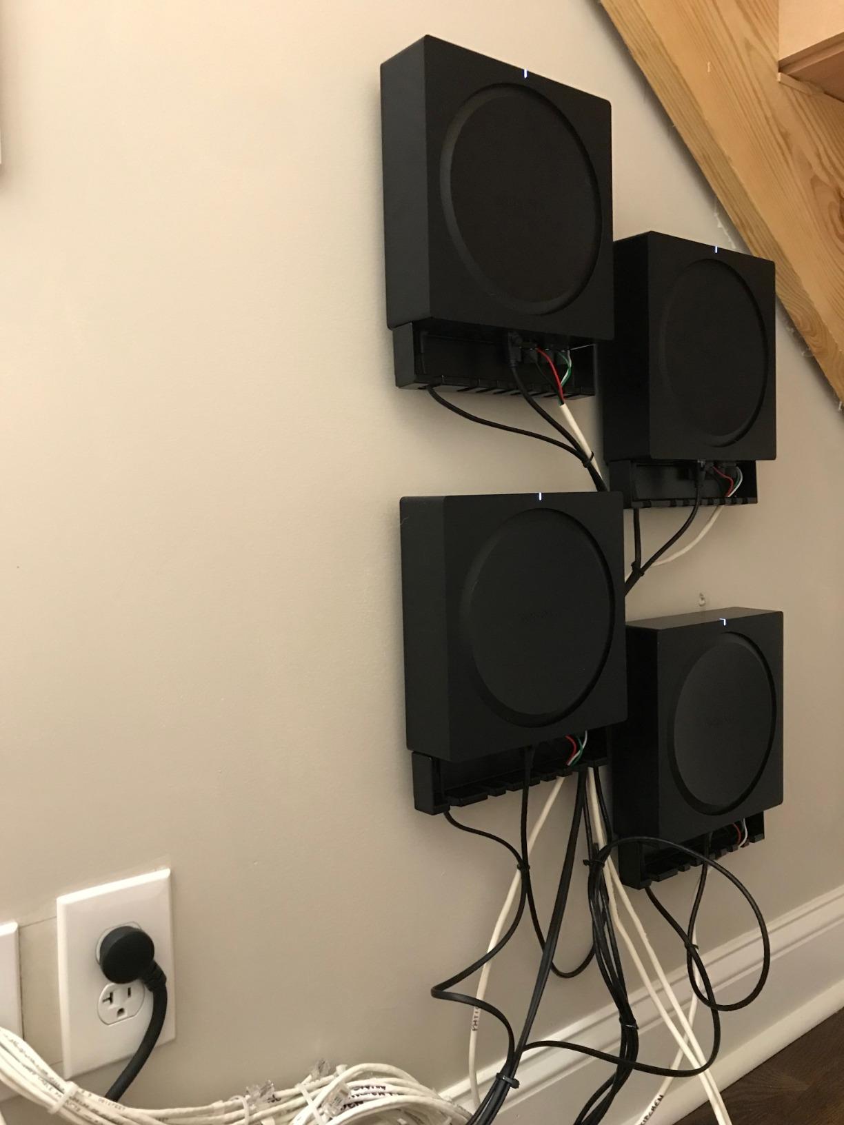 $8/mo - Finance Sanus Wall Mount for Sonos Amp - Slim Black Design with ...