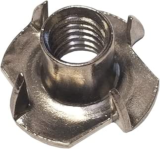 Amazon.com: 1/2"-13 Stainless Steel Pronged Tee Nuts (Pack of 12): Home ...