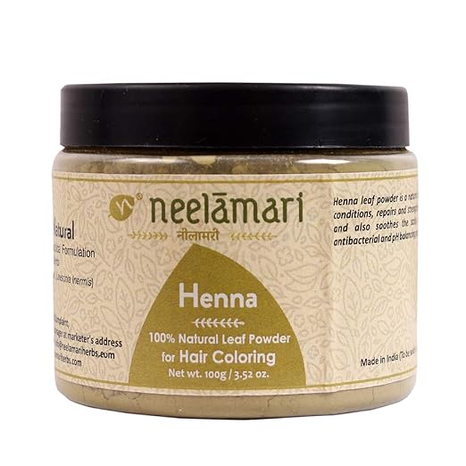 Buy Neelamari Pure Henna Leaf Powder (100g) Online at Low Prices in ...