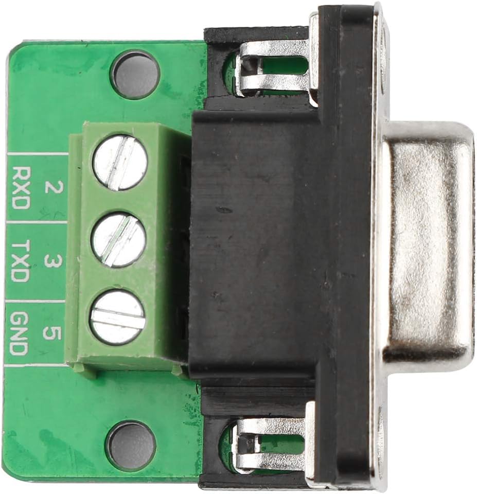 Futheda 2Pcs D-sub DB9 Interface Breakout Board Connector 9-pin 2-row Female RS-232 Serial Port ...