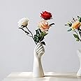 Amazon.com: Human Body Ceramic Hand Vase 9 Inch Arm Body Shaped Small Flower vase Modern ...