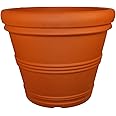 Amazon.com : Tusco Products T30 Rolled Rim Pot, Round, Terra Cotta, 30 ...
