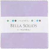 Amazon.com: Bella Solids Pink Moda Charm Pack by Moda Fabrics; 42-5 ...