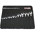 Urrea 1200QMA Juego de llaves combinadas satinadas métricas, 12 puntas, 25 piezas : Amazon.com ...