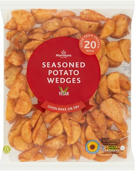 Morrisons Seasoned Potato Wedges 750g (Frozen): Amazon.co.uk: Grocery