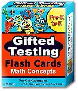 Amazon.com: Gifted Testing Flash Cards – Math Concepts for Pre-K ...