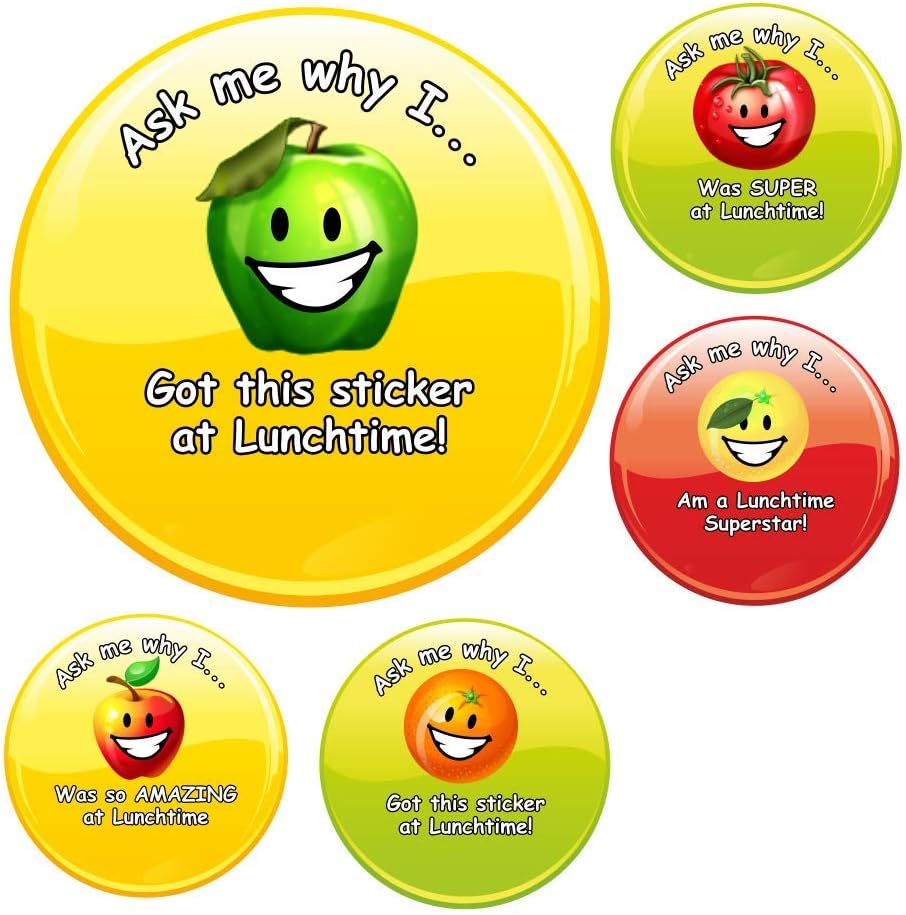 School Stickers Ask Me Why Lunchtime Praise Stickers – BigaMart
