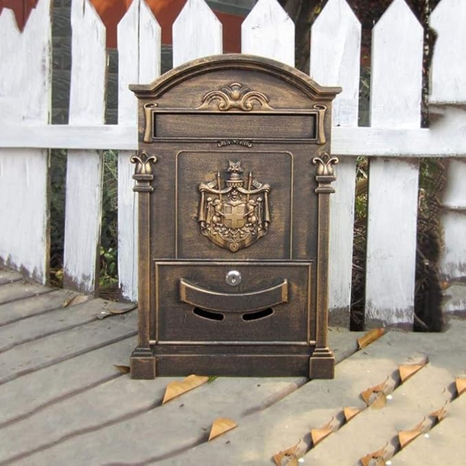 Mailboxes Letter Boxes Postbox Outdoor Wall Wrought Iron Letter Box ...