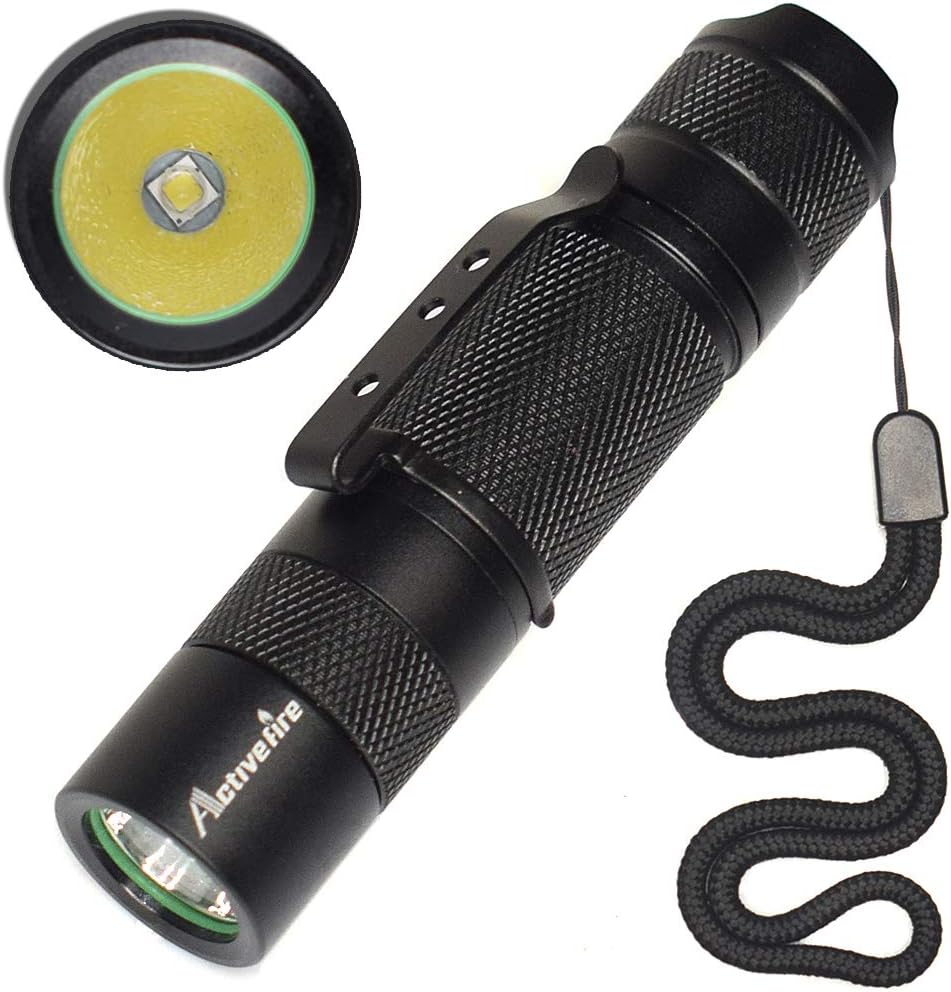 Activefire Mini AA Flashlight Max 800 lumens Cree led flashlight with ...
