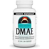 Amazon.com: Source Naturals DMAE, Dimethylaminoethanol Bitartrate ...