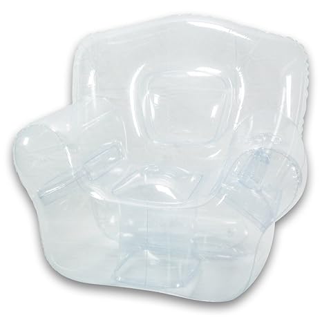 Inflatable Bubble Chair, Crystal Clear: Amazon.co.uk: Kitchen & Home