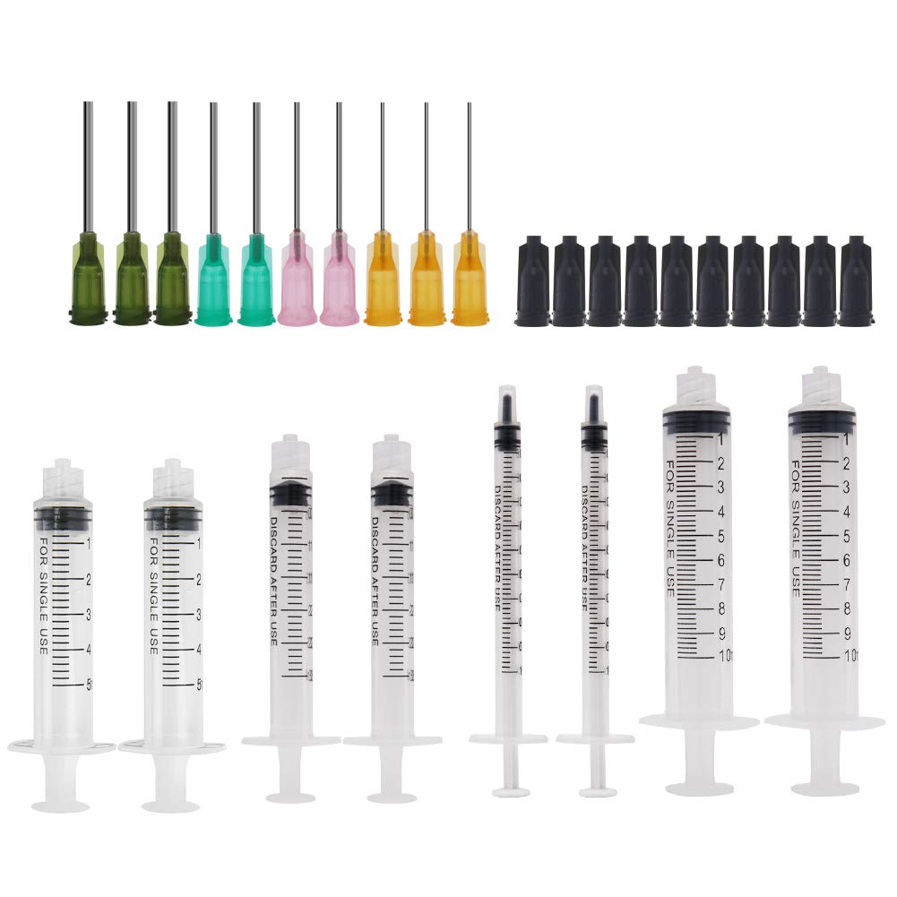 Mua Shintop 20 Piece Syringe Set with Blunt Needles, 1/3/5/10 ml ...