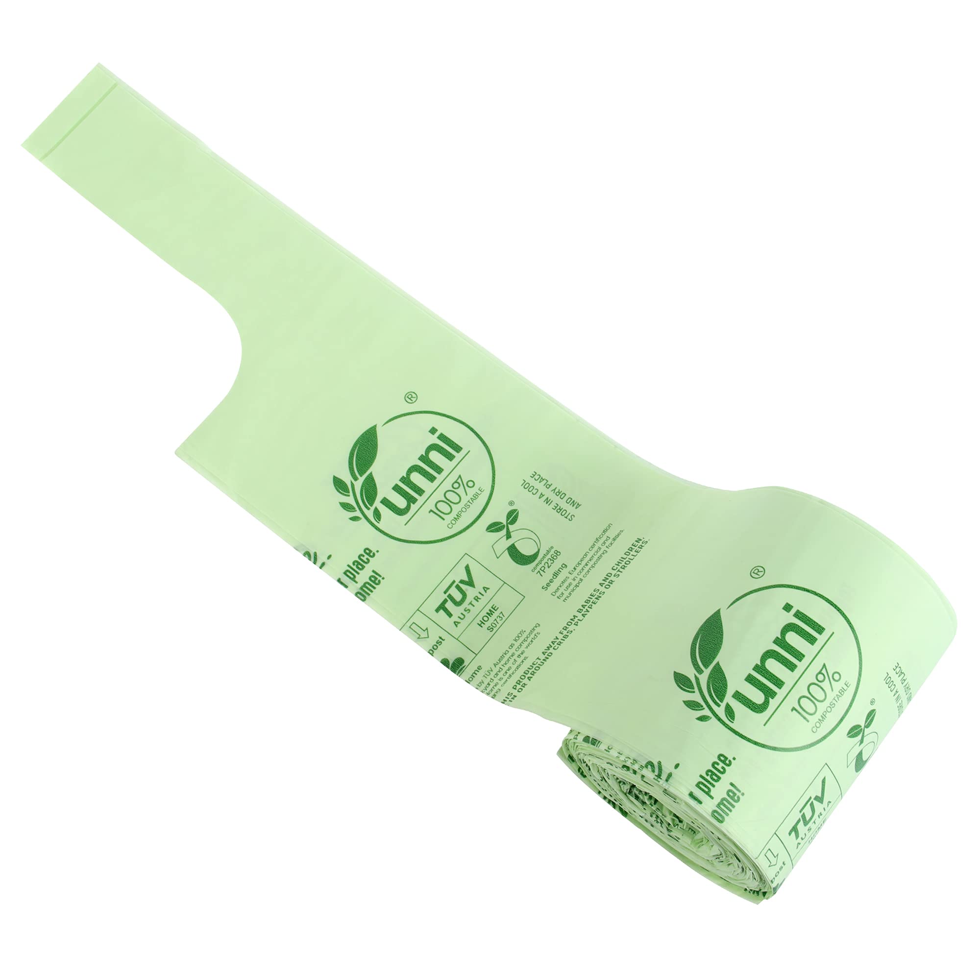 Mua UNNI Compostable Bags with Handles, 2.6 Gallon, 9.84 Liter, 50 ...