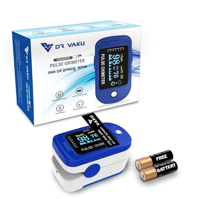 Buy DR VAKU® Swadesi Pulse Oximeter Fingertip, Blood Oxygen Saturation ...