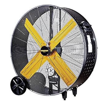 Master MAC-42-BDF" High Capacity Belt-Drive Barrel Fan—13, 300 Cfm, 1/2 ...