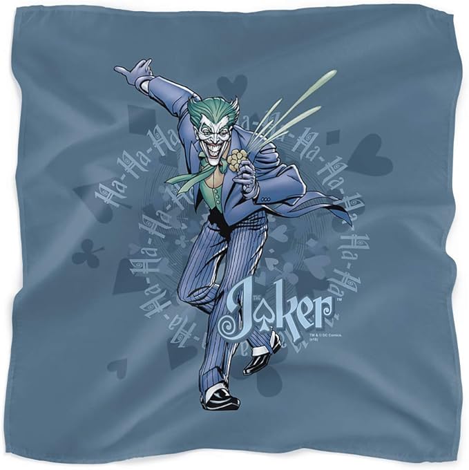 Amazon.com: Batman The Joker Acid Spiral Bandana (21 in x 21 in): Clothing