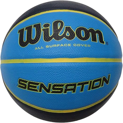 Wilson Unisex's Sensation Senior Basketball, Blue, 7: Amazon.co.uk ...