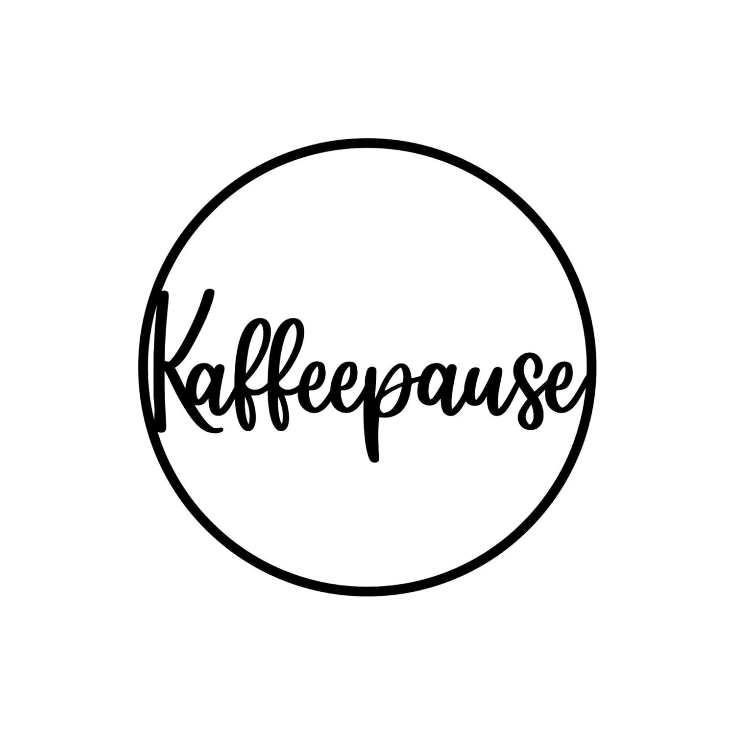 Holz 3D-Motiv Kranz Kaffeepause Schriftzug Wandkranz Türkranz Hoop ...