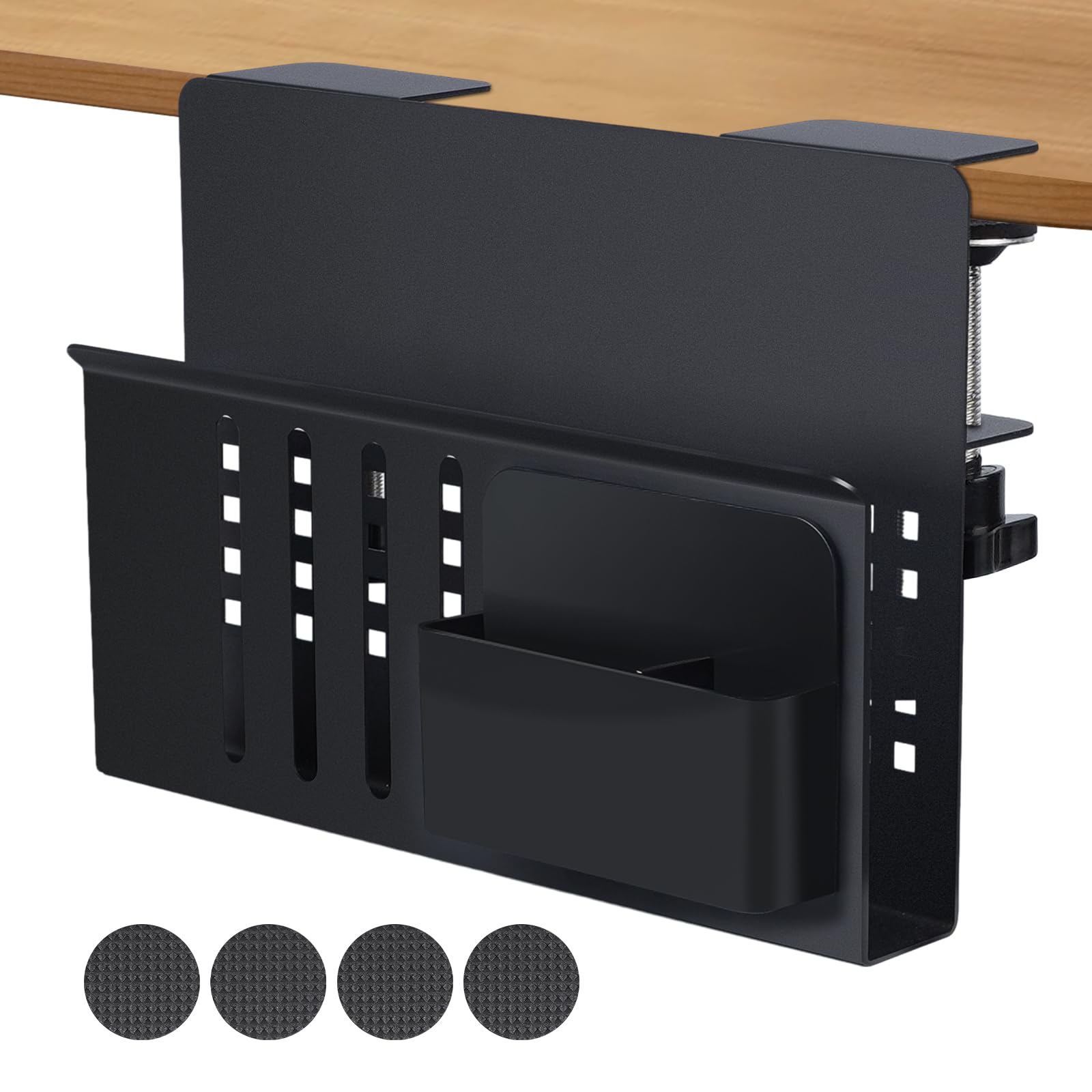 HZQHJRZ Desk Side Storage, Under Steel Hanging Organizer, Desk Side ...