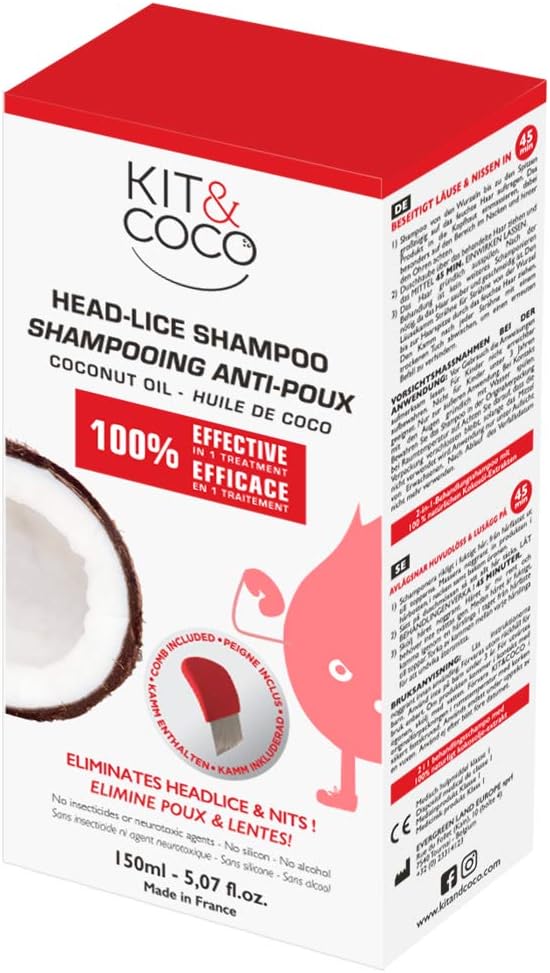 KIT & COCO Head Lice & Nits Complete Treatments (150ml) – BigaMart